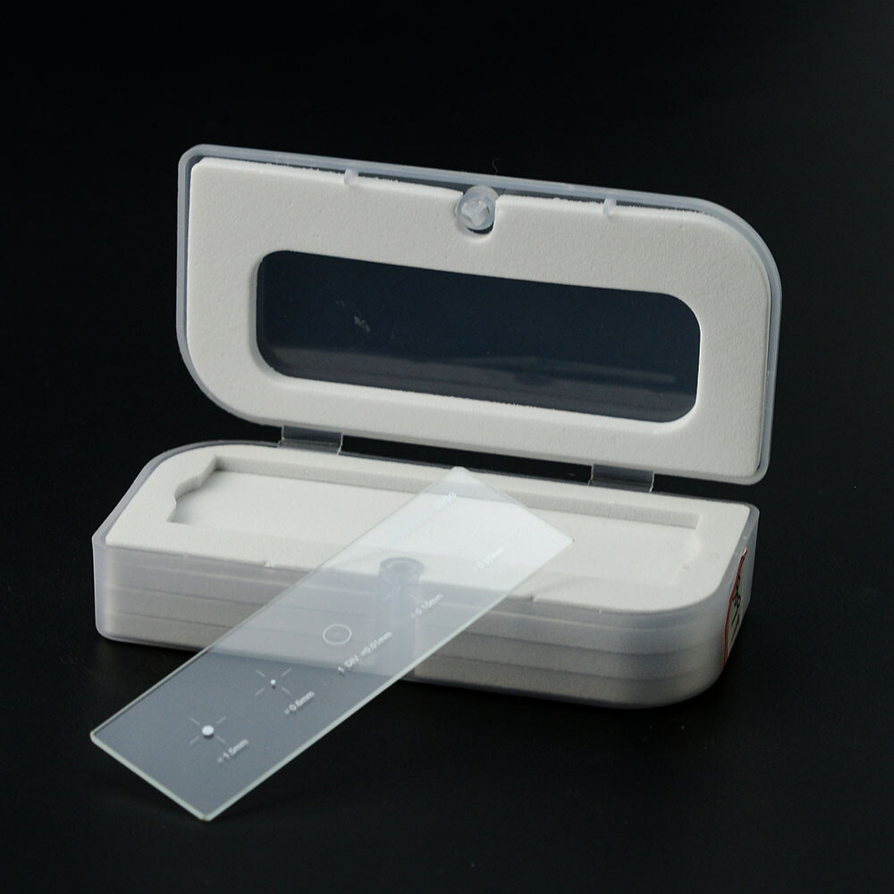 0.01mm Advanced Calibration Slide with 5 Patterns for Microscope Stage ...