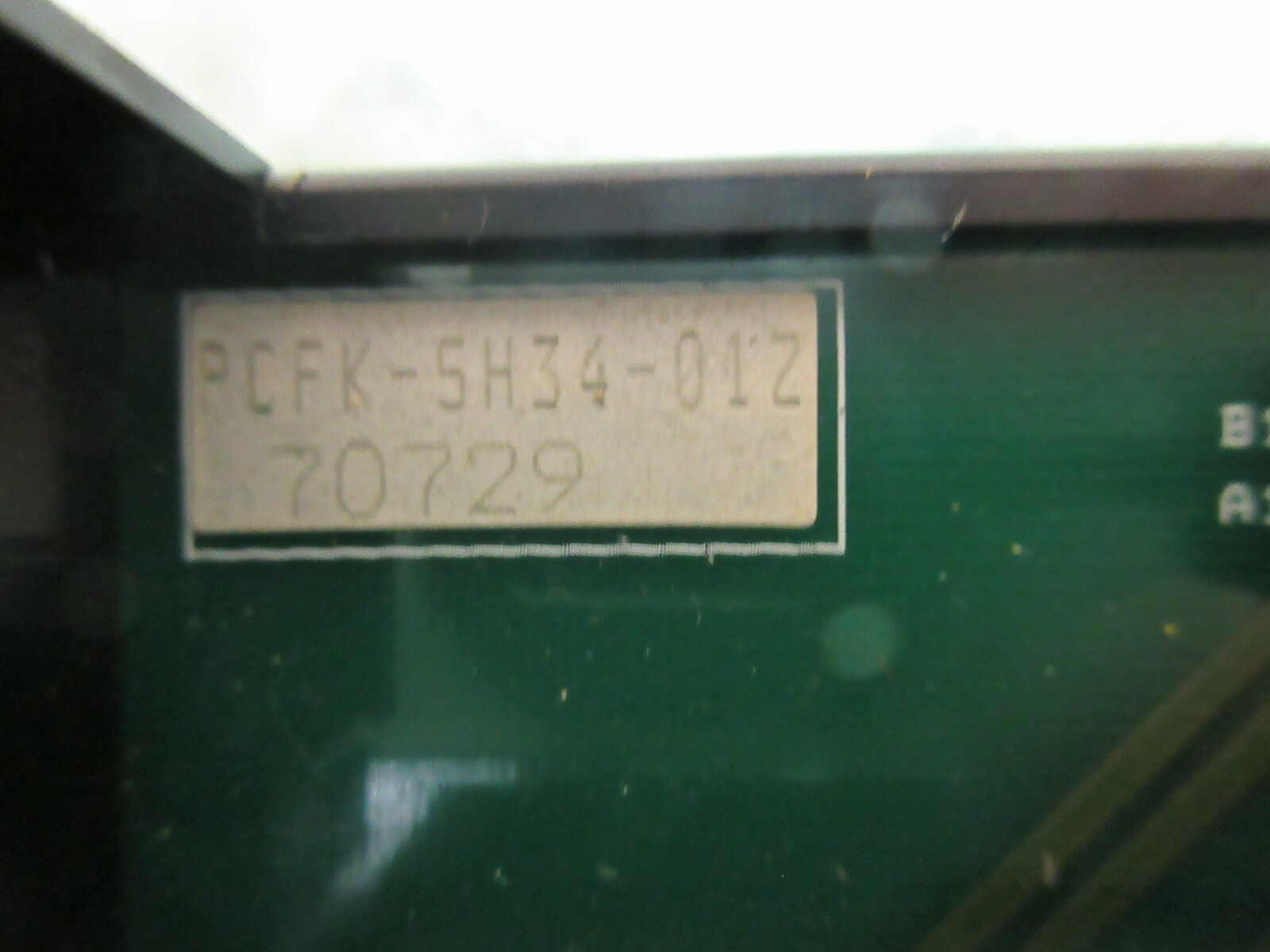 Togi Toyogiken Board Plateau PCFK-5H34-01Z 012 70729 PCK-A60 HITACHI ...