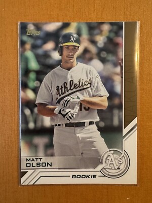 MATT OLSON 2017 Topps Salute Baseball Rookie Card #S-123 RC Oakland | eBay