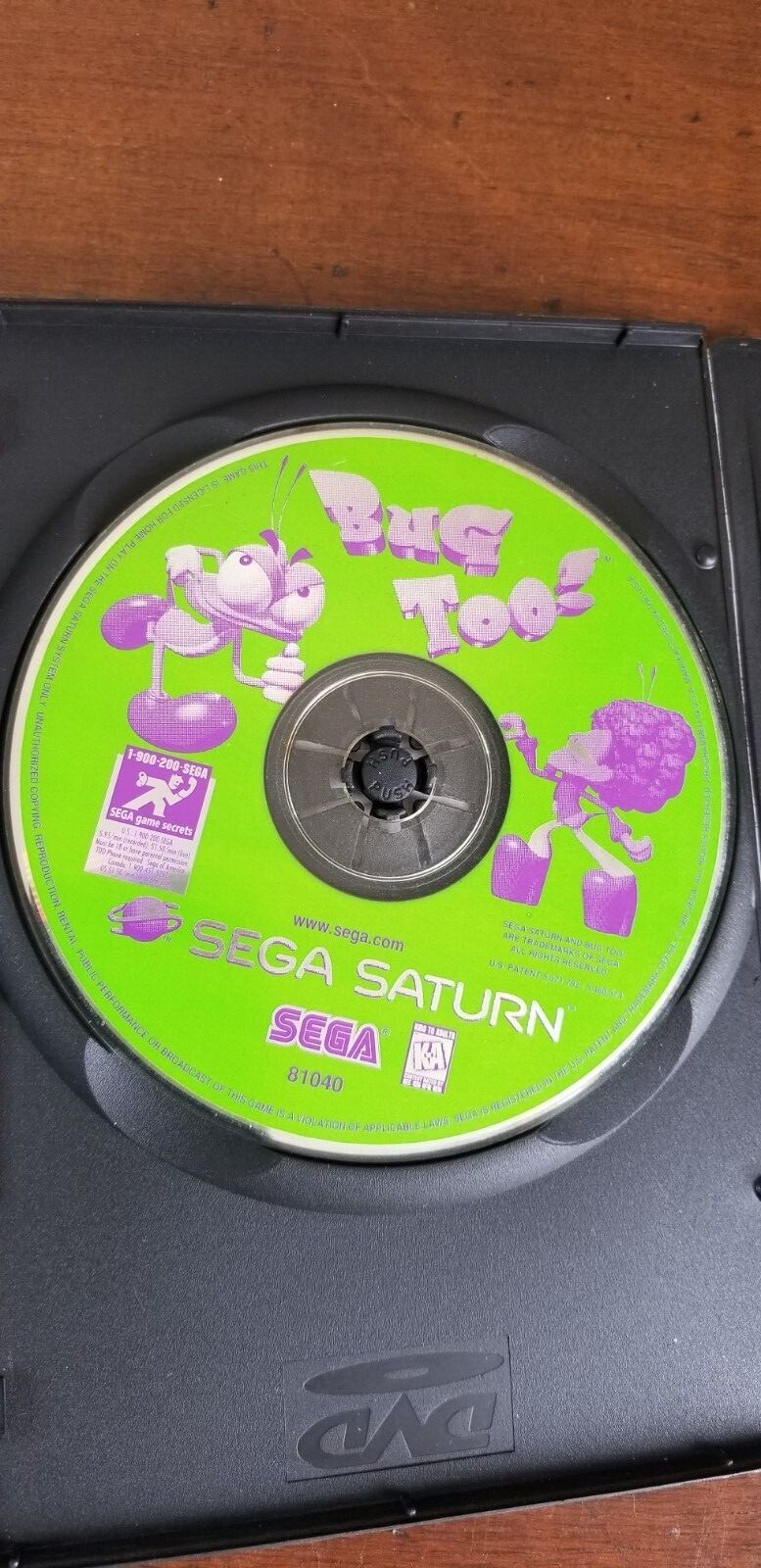 Bug Too (Sega Saturn, 1996) DISC ONLY, TESTED 10086810400| eBay