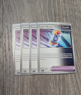 4x Future Booster Energy Capsule 149/162 x4 Temporal Forces Pokemon TCG ...