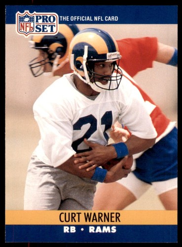 1990 Pro Set Curt Warner Los Angeles Rams #555 | eBay