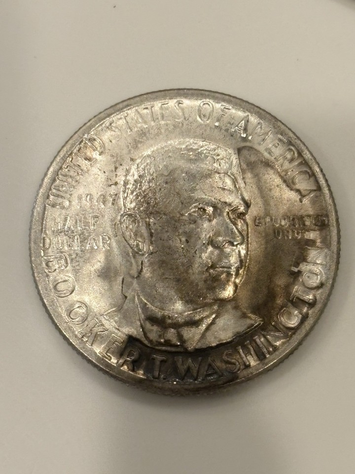 1947 P Booker T Washington Commemorative Half Dollar 50C Coin | eBay