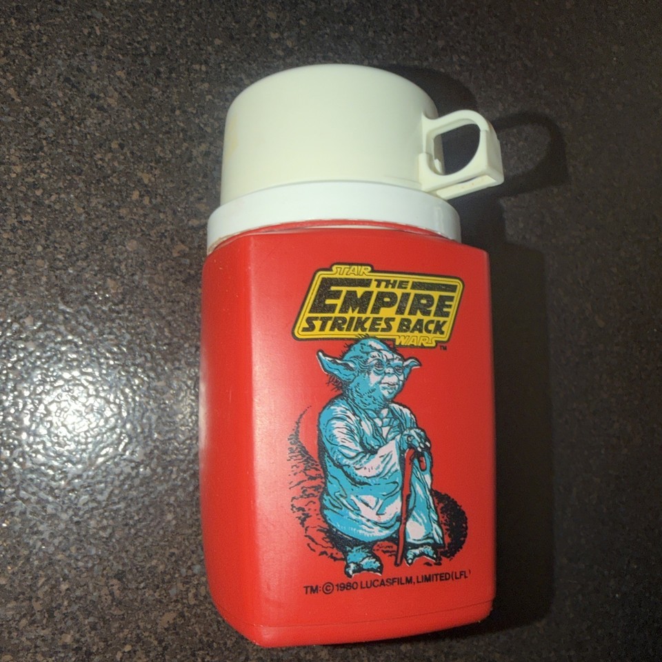 Vintage 1981 STAR WARS The Empire Strikes Back YODA Thermos | eBay