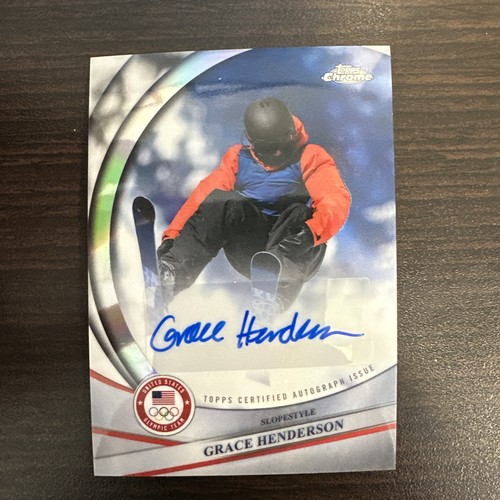 2026 Topps Chrome U.S. Winter Olympic and Paralympic Grace Henderson ...