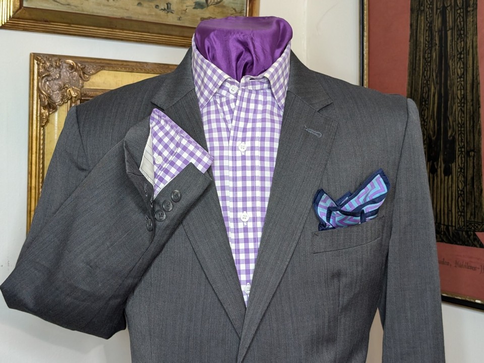 SO BRITISH! BESPOKE 44L/LONG Hacker Pocket Sport Coat w/Dashing ...