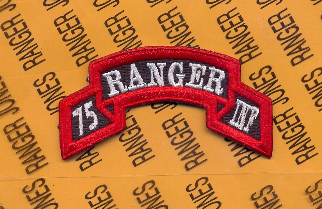 US Army 75th Infantry AIRBORNE RANGER Regiment scroll patch c/e | eBay