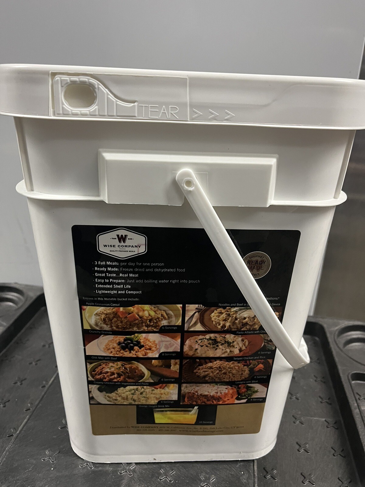 Wise Company 7-Day Ultimate Emergency Meal Kit Bucket 7.7 lb. MRE ...