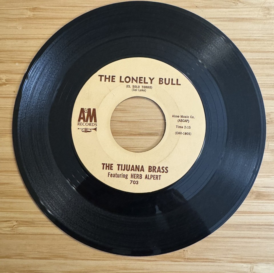 Herb Alpert ~ Acapulco 1922/The Lonely Bull ~ Record 45 RPM Vinyl | eBay