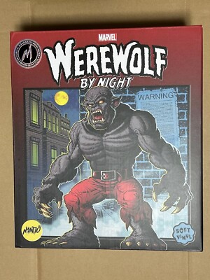 Mondo Werewolf By Night Vinyl Figure Blood Moon Variant By James Groman ...