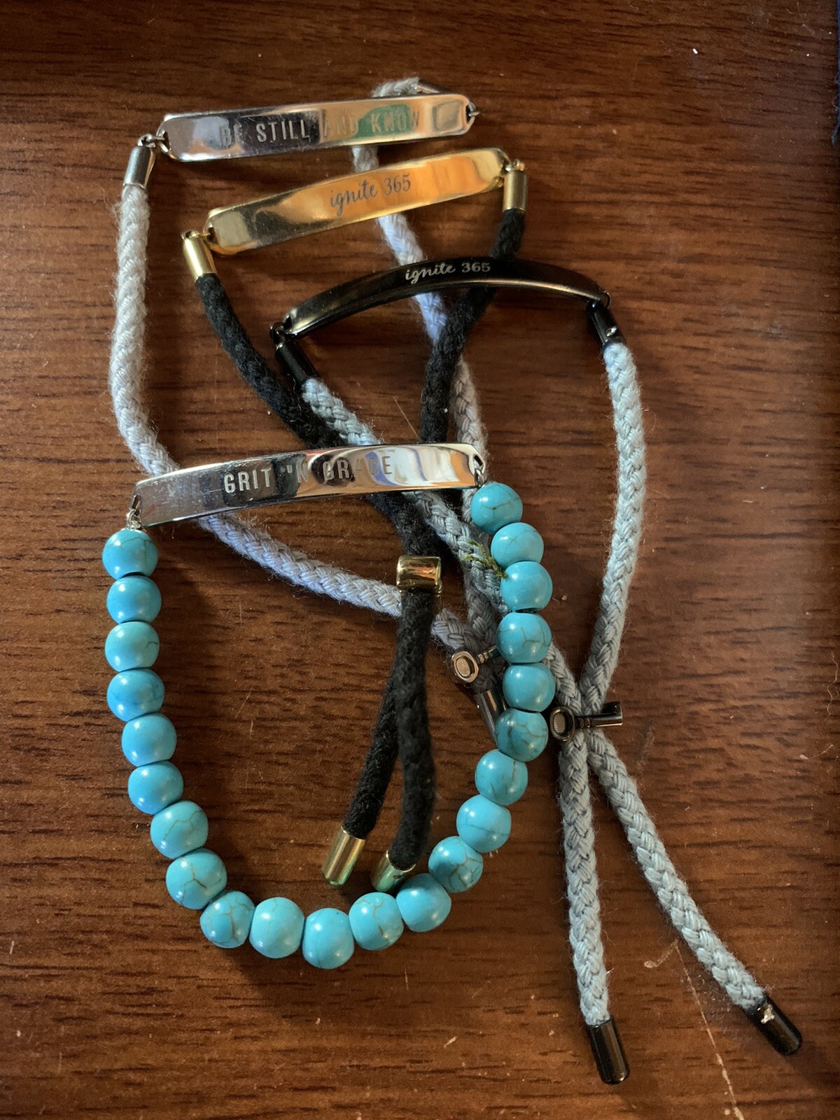 KEEP Collective bracelet lot of 4 (four) engraved | eBay