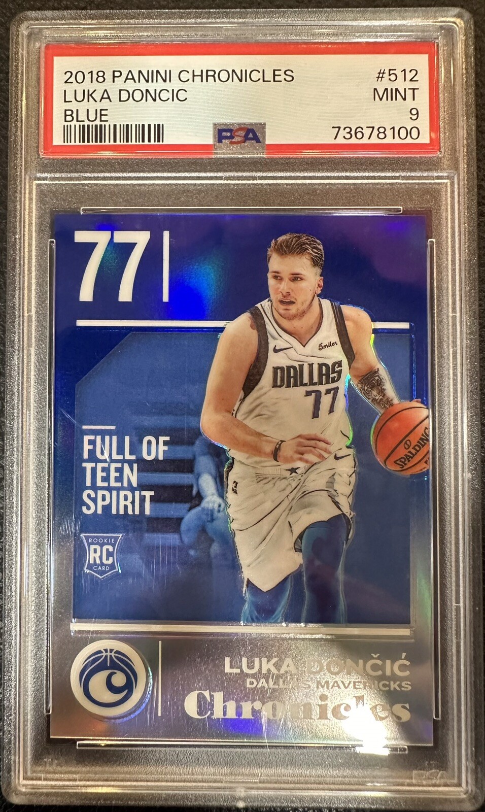 2018-19 Panini Chronicles - Rookies Blue #512 Luka Dončić /99 (RC) for ...