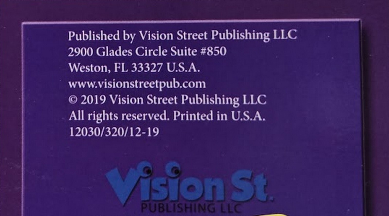 Vision Street Publishing LLC 2019 10.5in x 7.5in Variety Puzzles ...