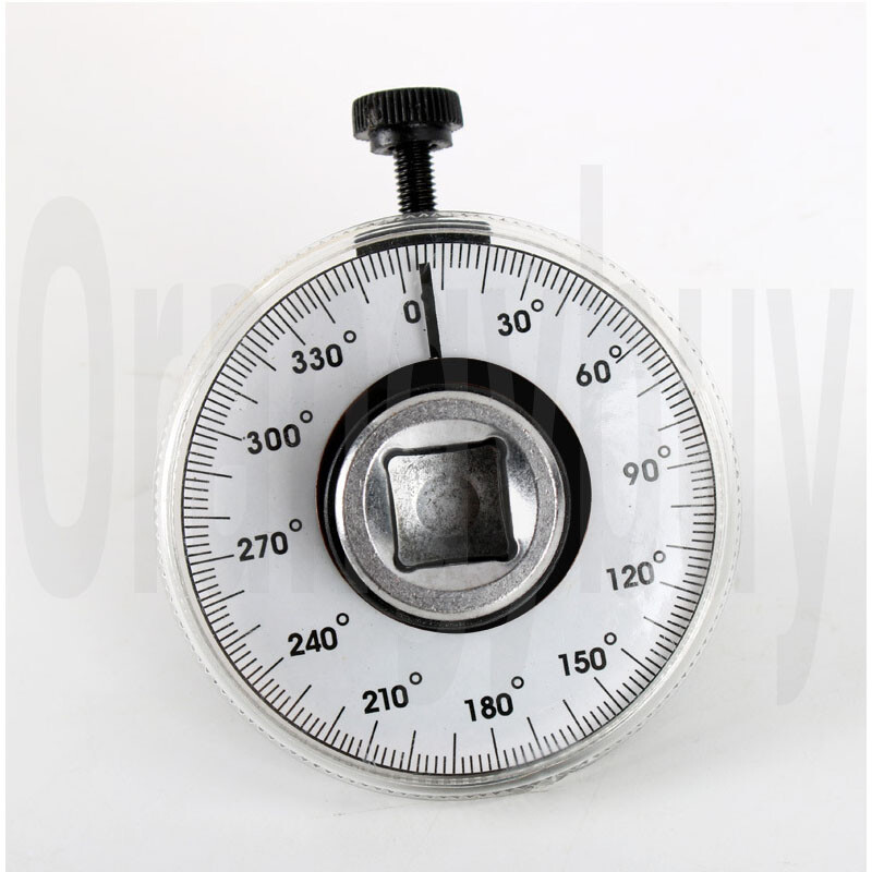 360° Torque Angle Meter Pointer Dial Scale Angle Rotation Measuring ...