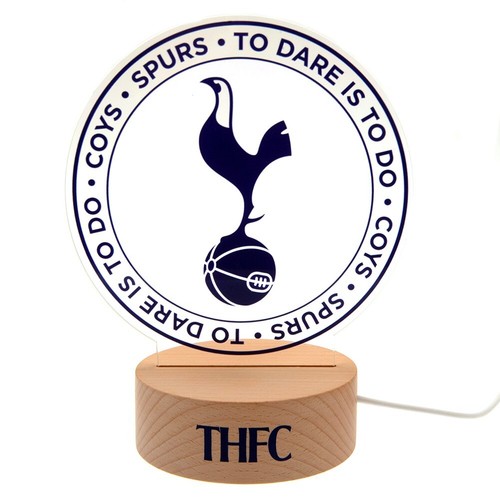 Tottenham Hotspur Spurs FC LED Official Crest Light Lamp Christmas Gift ...