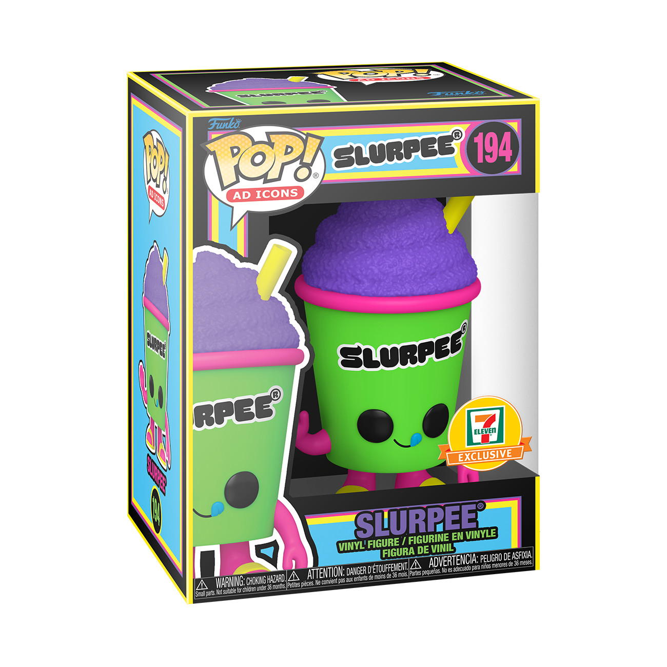 Funko Pop! Vinyl: 7-11 Slurpee - Slurpee (Green Cup) (Black Light) - 7 ...