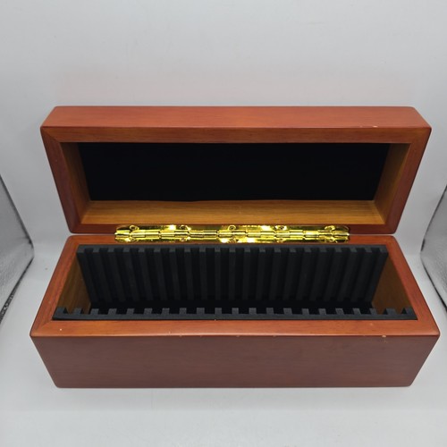 Wood Coin Storage Box For Certified Graded Slabs For 20 NGC PCGS & More ...