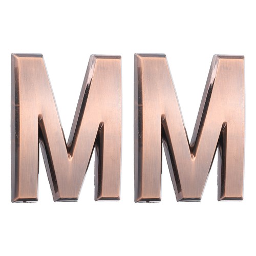 2Pcs 2.8" House Letters Adhesive Mailbox Door Letter Stickers (Bronze ...