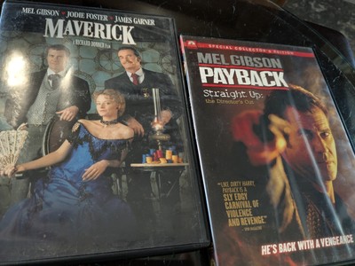 Maverick '94 & Payback '07 (2 DVD LOT) Mel Gibson Classics!! VG+ | eBay
