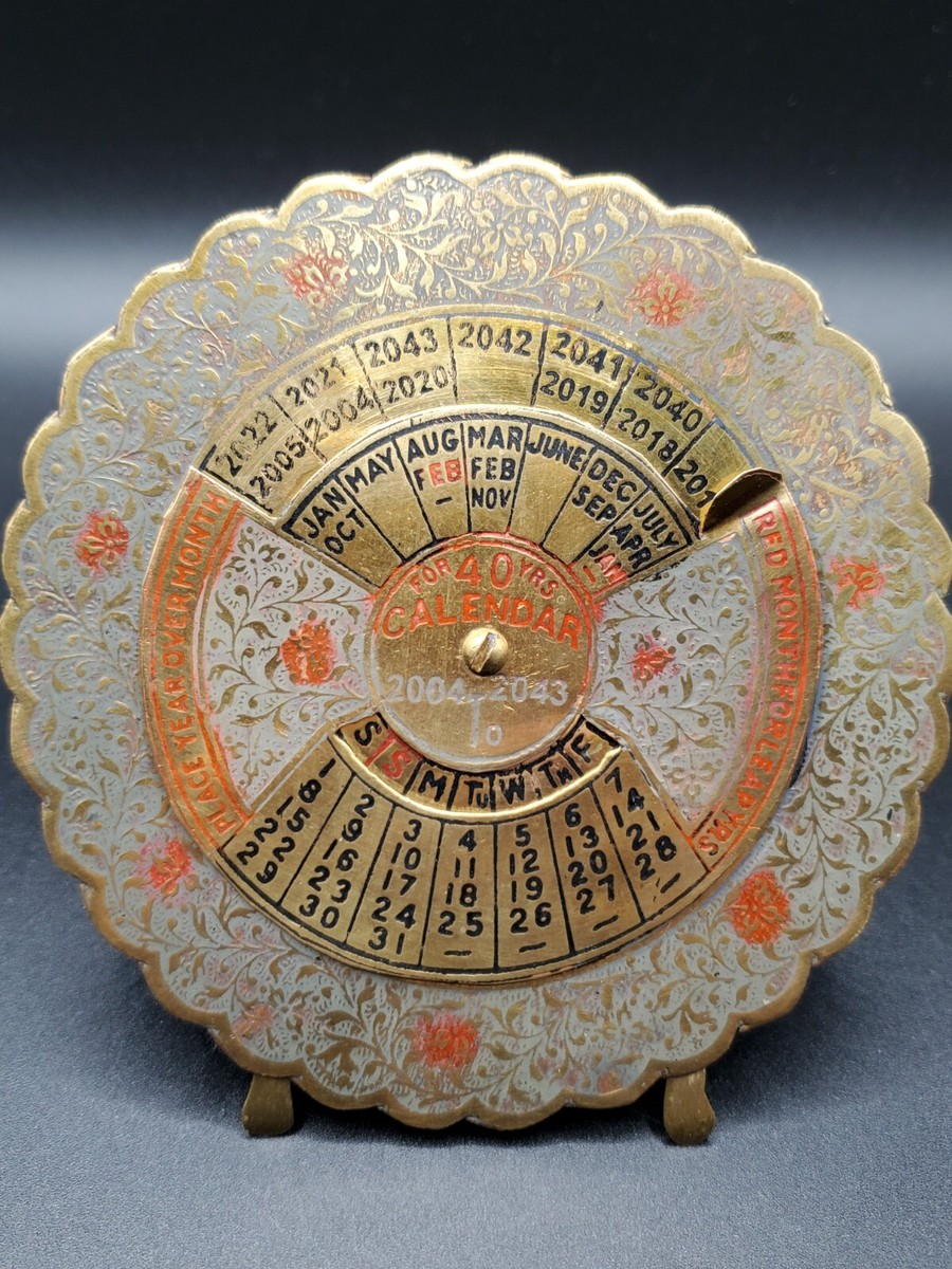 100 Year Perpetual Calendar