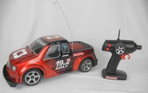 RARE Sears Craftsman 19.2V C3 Remote Control Truck R/C w/ Remote No ...