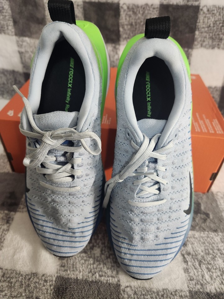 Men’s Nike React Infinity RN4 RunningShoes- Armory Blue/Black/Star Blue ...