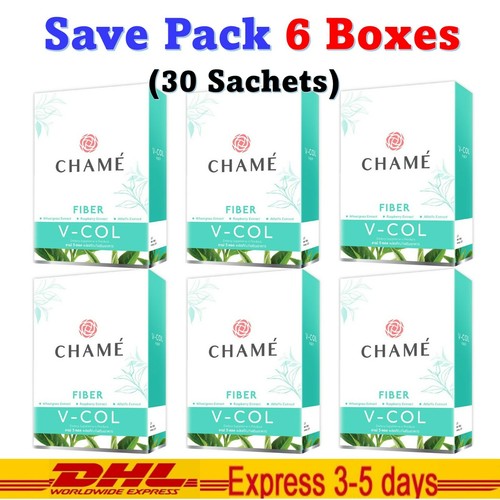6x Chame V-Col Fiber Detox Weight Control Reduce Accumulated Burn Fat ...