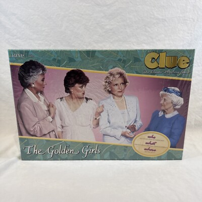 Vintage Golden Girls Clue Board Game - Unused, NOS | eBay