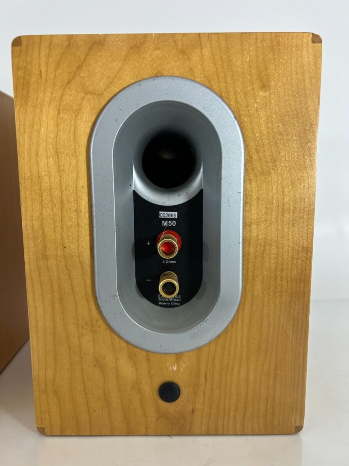 Cambridge Soundworks M50 by Henry Kloss Beautiful Wood Speakers | eBay