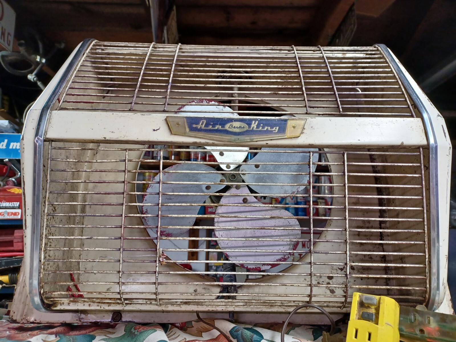 1958 Berns AIR KING Reversible Electric Window Fan & Exhaust McM ...