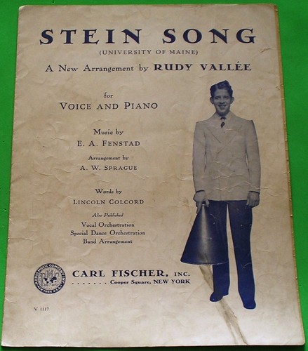 1930 STEIN SONG Rudy Vallee University of Maine Sheet Music Fischer ...