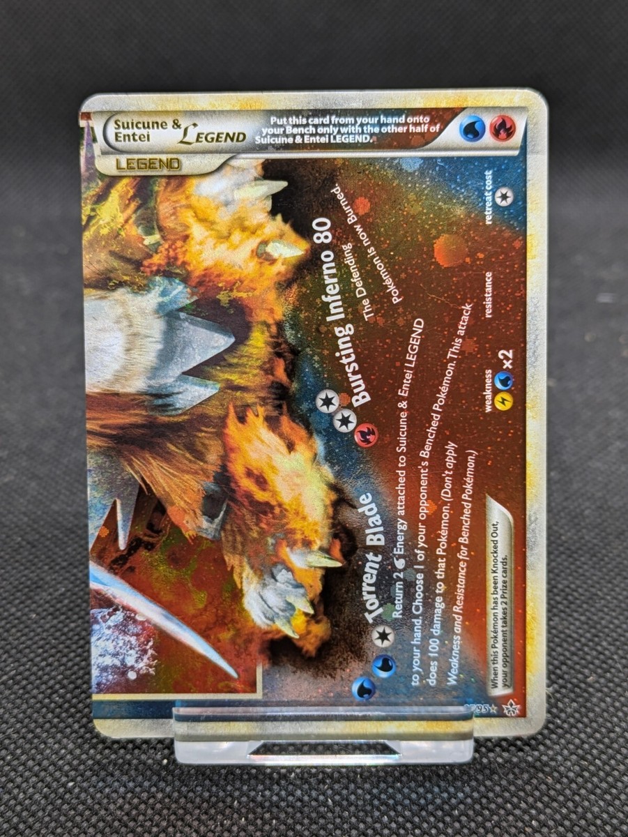 Pokemon Suicune E Entei Legend Suicune & Entei 95/95 Values MAVIN