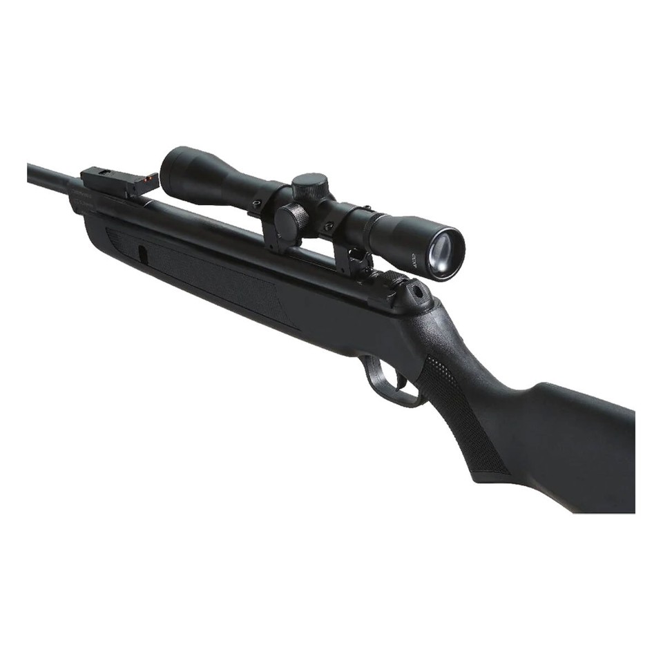 LANCER TACTICAL .22 Caliber Pellet Break Barrel Black Air Rifle With ...