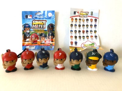 2019 MLB SQUEEZY MATES (YOU CHOOSE) 2.5" Squishy Keychain Baseball ...
