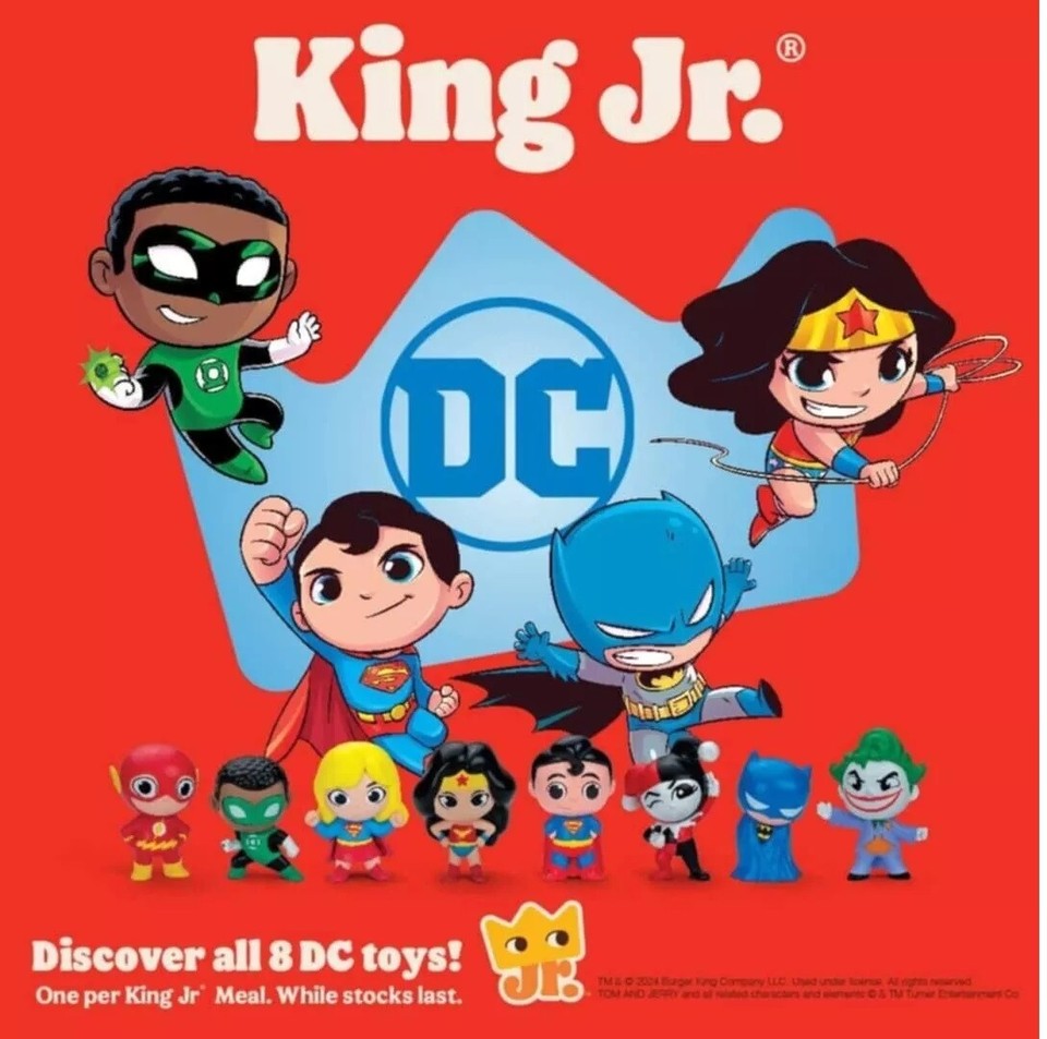 Burger King 2024 DC Justice League Harley Quinn Figure Kids Meal Toy ...