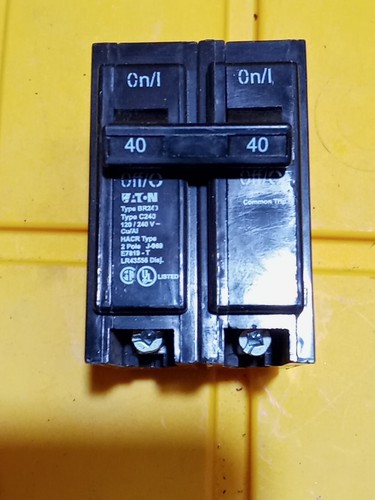 Eaton BR240 40Amp 2 Pole Circuit Breaker Cutler Hammer | eBay