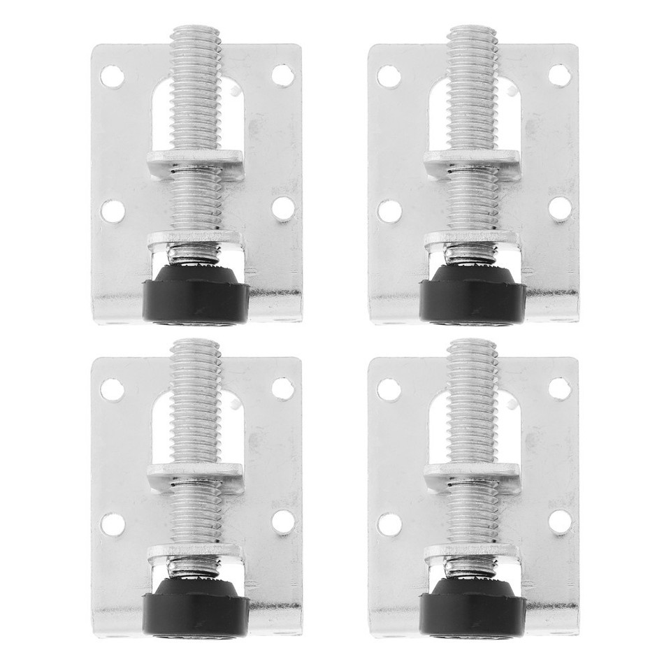 4pcs Leveling Feet Furniture Leveler Foot Cold Rolled Steel Adjustable ...