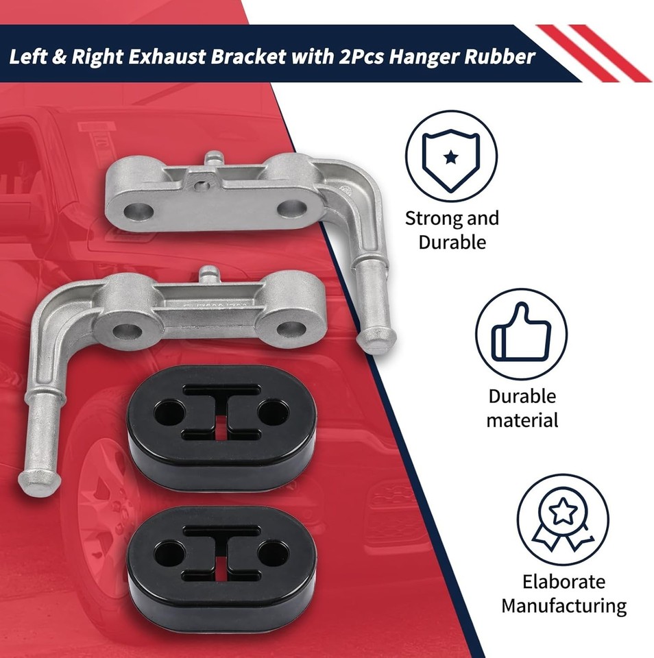 For Ram 1500 2019-2025 Exhaust Hanger Bracket 68275662AB 68395841AA ...