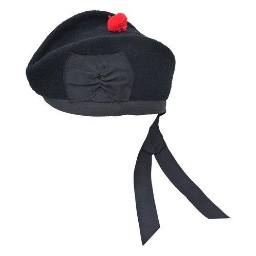 Kilt Emporium Scottish Piper Glengarry Hat Pure Wool Military Cap with ...