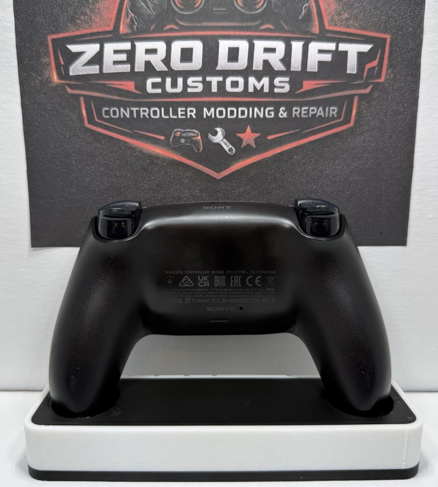 PS5 DualSense TMR Anti-Drift Controller Black White Custom Shell Tested ...