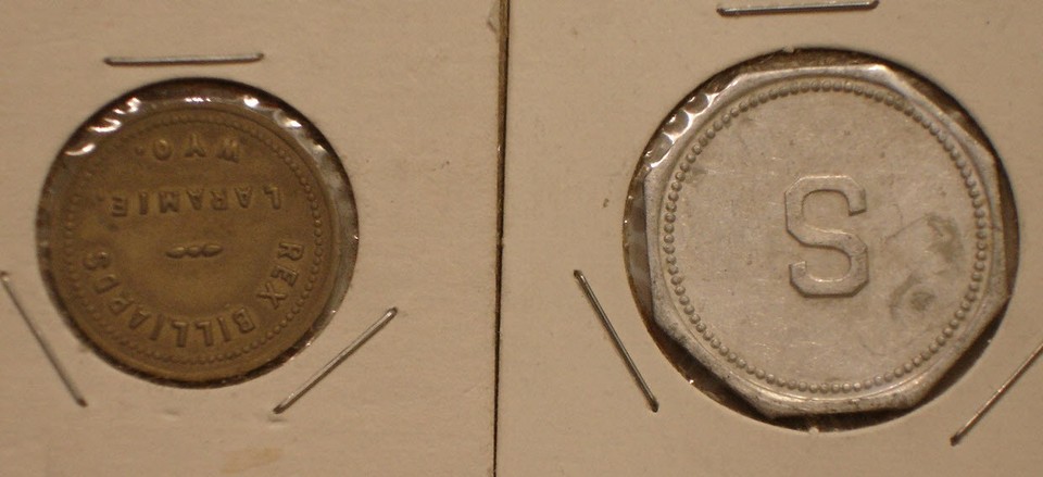 12 Mixed Tokens REX BILLIARD, STERLING COLORADO, PIONEER CLUB ...