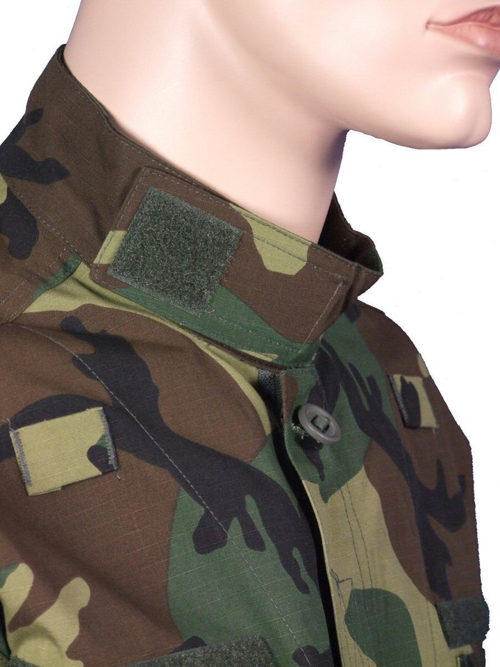 New Bulle Woodland Raid Military Tactical Combat BDU Shirt Ripstop | eBay