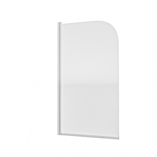 Denver 800 mm Frameless Curved Bath Shower Screen Door | eBay