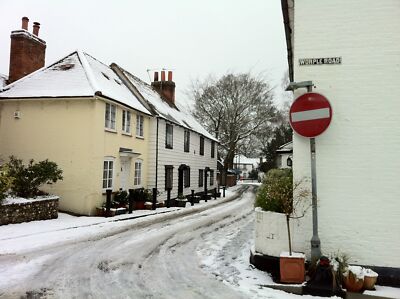 Photo 12x8 Chalk Lane Epsom Chalk Lane north towards The Ladas from the ...