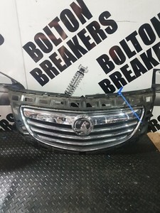 VAUXHALL INSIGNIA A MK1 08-13 FRONT BUMPER CENTRE CHROME GRILL GRILLE ...