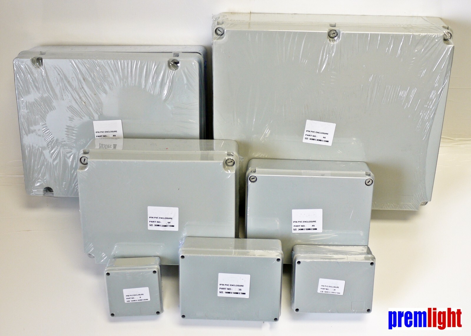 OUTDOOR WATERPROOF PVC PLASTIC ENCLOSURE ADAPTABLE JUNCTION BOX IP56 ...