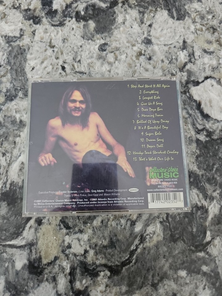 JONATHAN EDWARDS Honky-Tonk Stardust Cowboy 1972 CD 2001 Collectors ...
