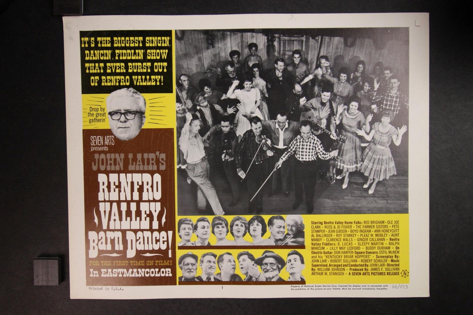 COMPLETE SET: 8 1966 RENFRO VALLEY BARN DANCE MOVIE LOBBY CARDS~ | eBay
