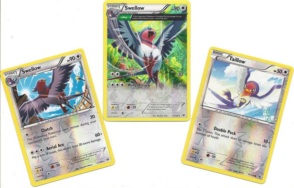 Pokemon Swellow Card