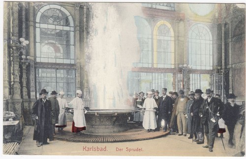 AK Karlsbad / Karlovy Vary Der Sprudel 1909 | eBay.de